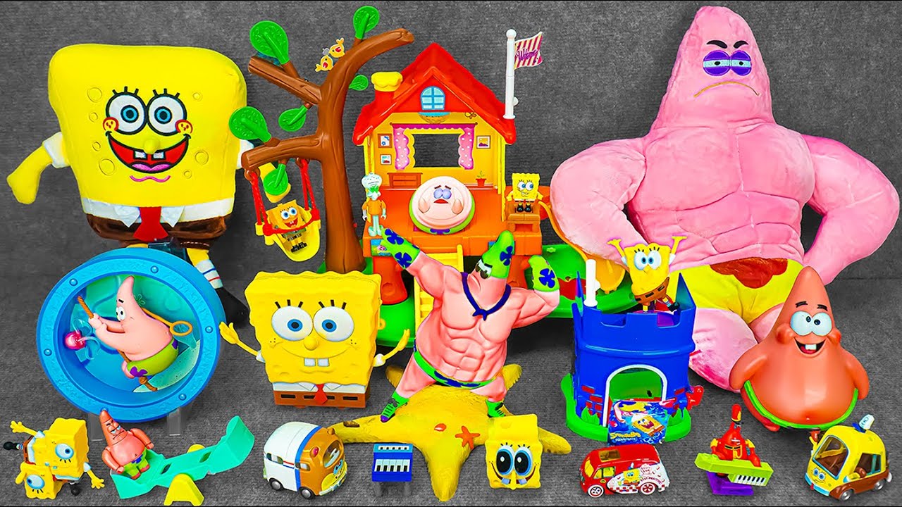 🧽[Toy ASMR] SPONGEBOB SquarePants 🧽 Satisfying Collection Unboxing 🧽 ...