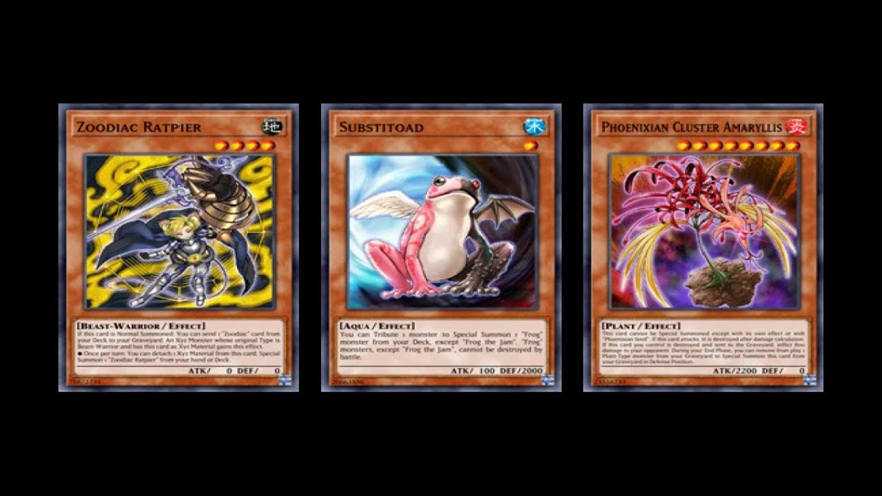 YU-GI-OH! - Old-But-Gold - 3 forbidden combos (Zoodiac, Frog FTK ...