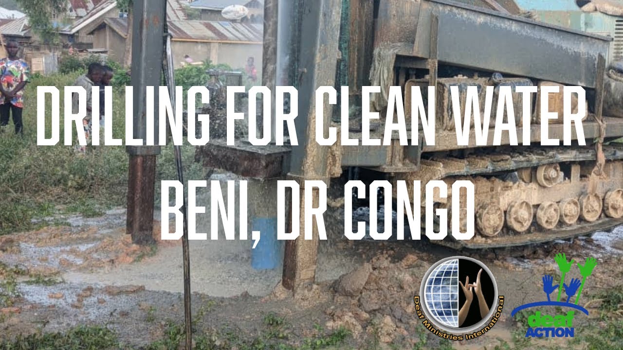 Drilling for clean water - Beni, DR Congo - YouTube