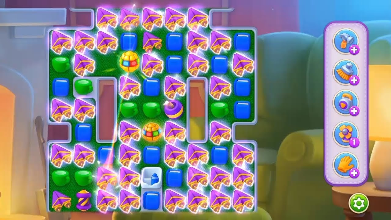 homescapes level 8358 | homescapes hard level - YouTube