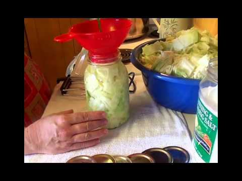 Canning Cabbage - YouTube