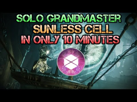 Solo Grandmaster - Sunless Cell - TITAN - in 10 minutes - YouTube