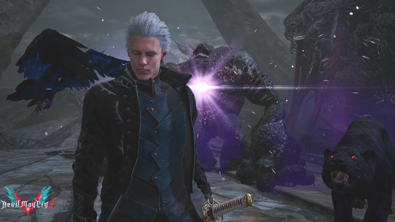 DMC5 : Vergil vs Nightmare Griffon Shadow DMD No Damage - YouTube