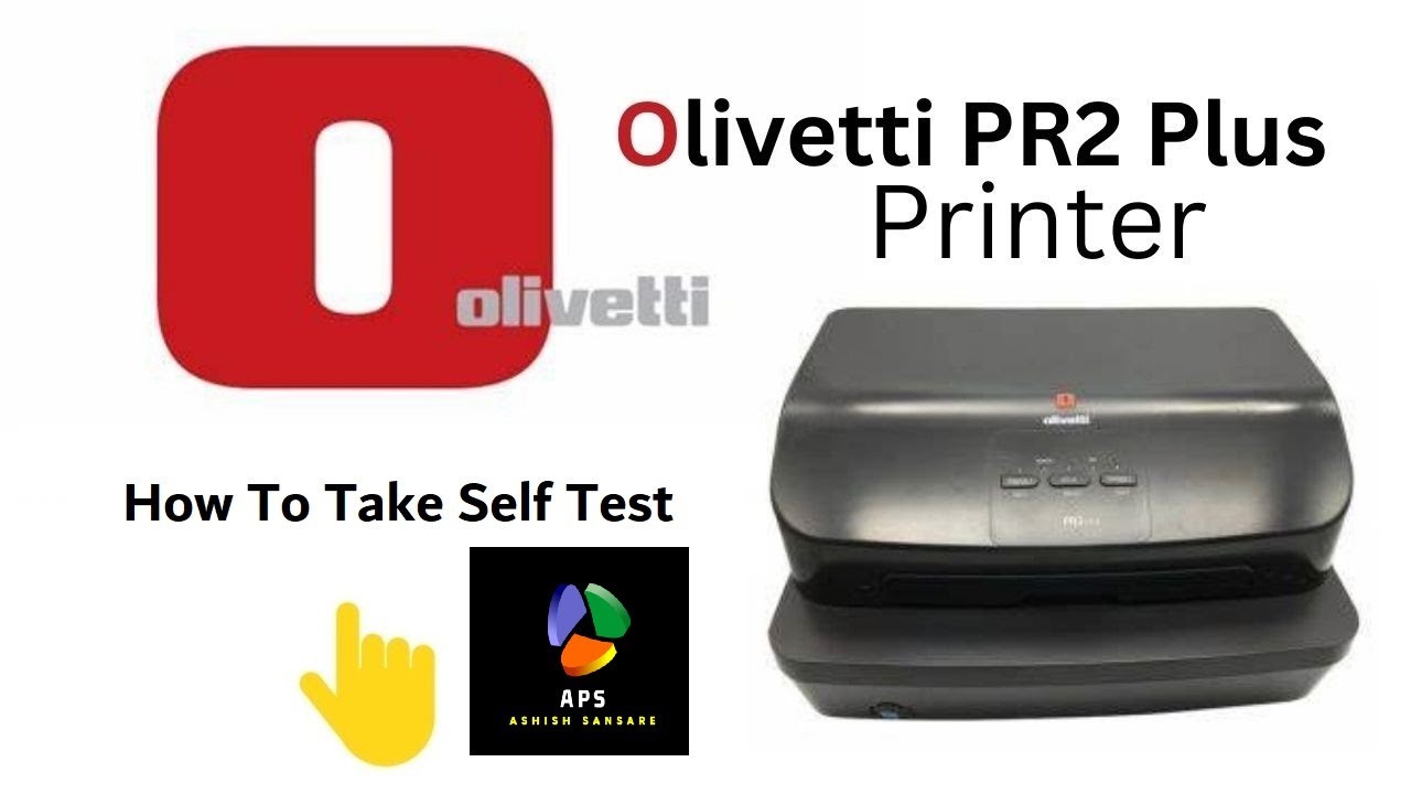 Olivetti PR2 Plus Self Test Procedure - YouTube