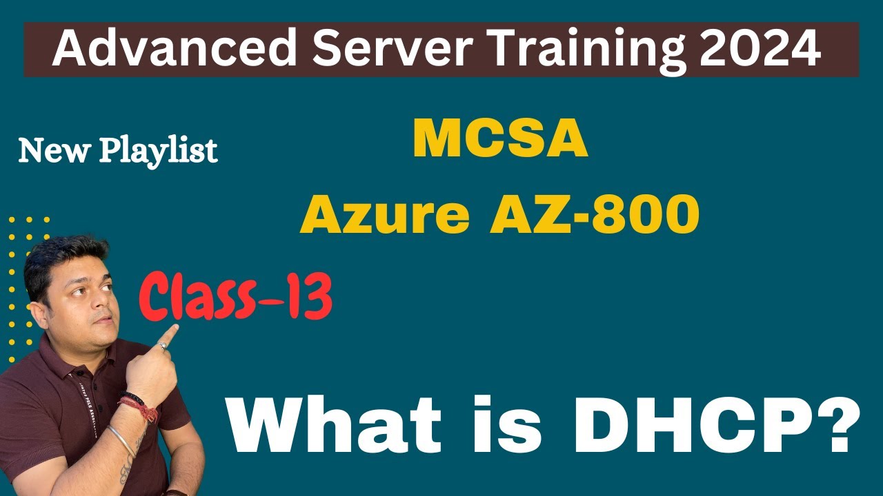 How to configure DHCP in server 2016 step by step guide ! Azure AZ-800 ...