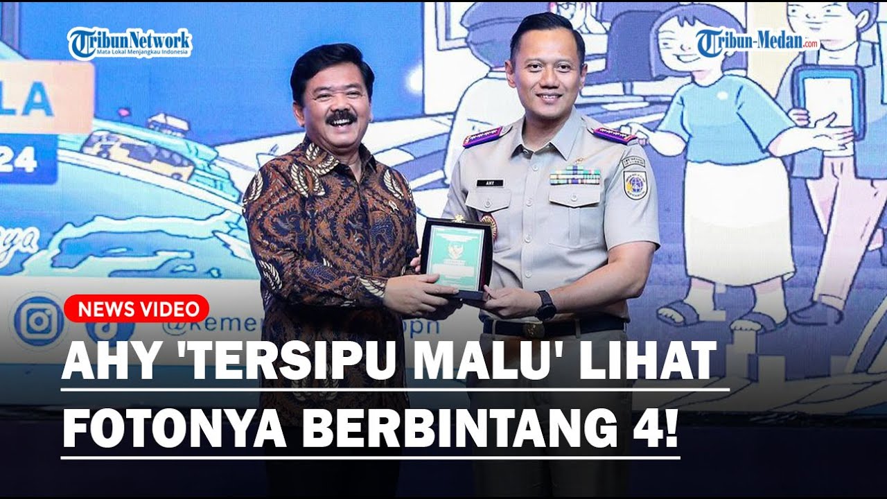 AHY 'Tersipu Malu' Lihat Fotonya di Baliho Pakai Seragam Baru ATR ...