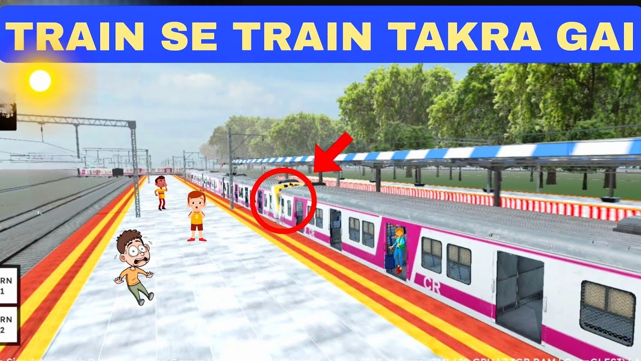 MUMBAI LOCAL TRAINON KA BIG ACCIDENT || TRAIN SE TKARA GAI 😱 || RG TRAIN TECH DEMO - YouTube