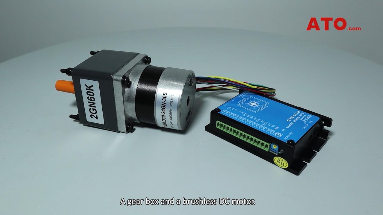 24V DC Gear Motor with High Torque and Low RPM - YouTube