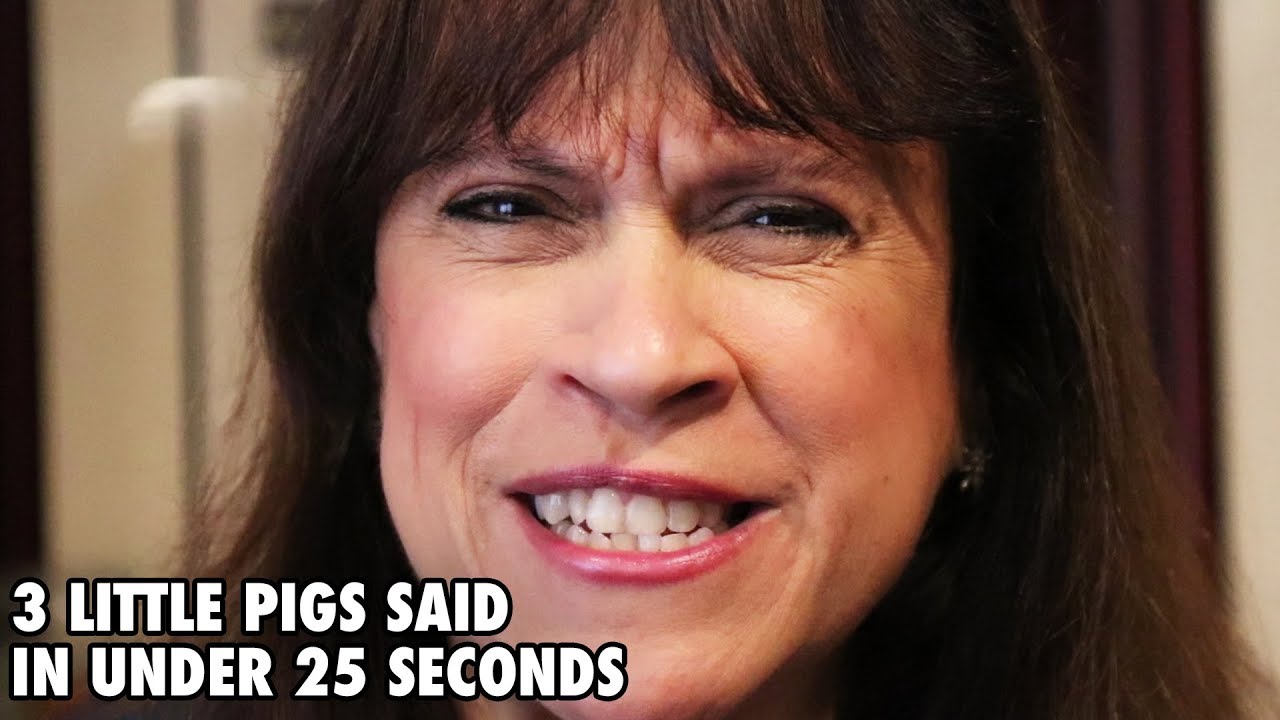 The Fastest Talker In The World Reads The Three Little Pigs - YouTube