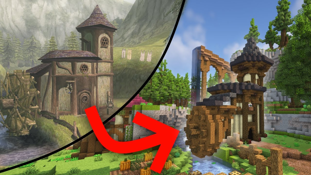 Building Ordon Village in Minecraft (Part 1) - YouTube