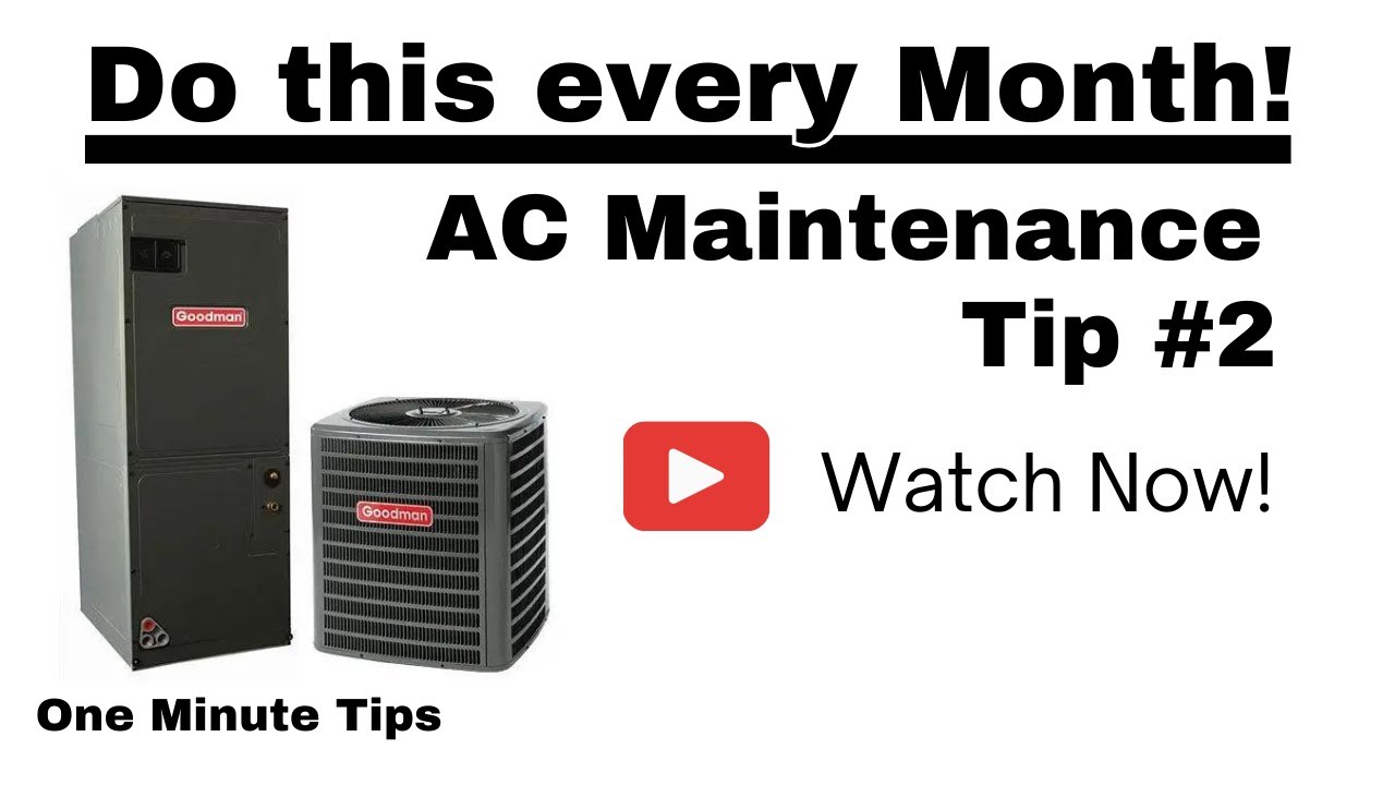 AC MAINTENANCE TIP #2-DO THIS EVERY MONTH!-One Minute Tips - Home ...