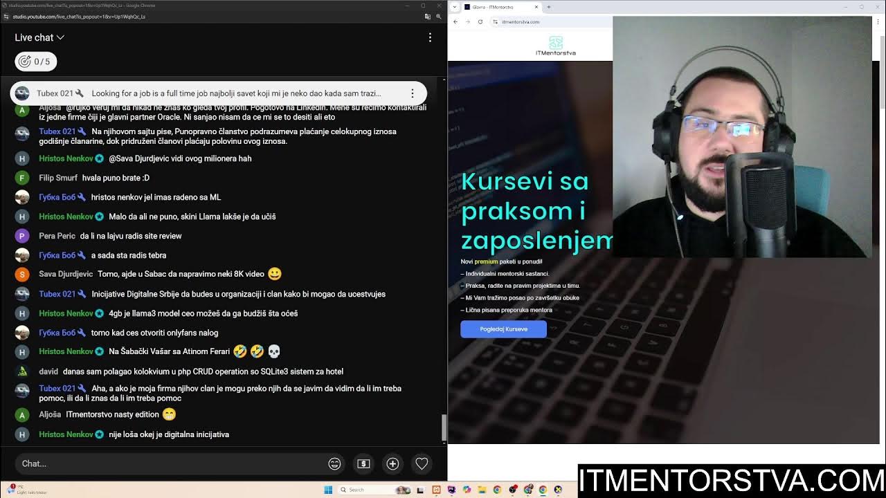Live coding (PRAVI PROJEKAT - ZA SEBE) #programming #livecoding #live - YouTube
