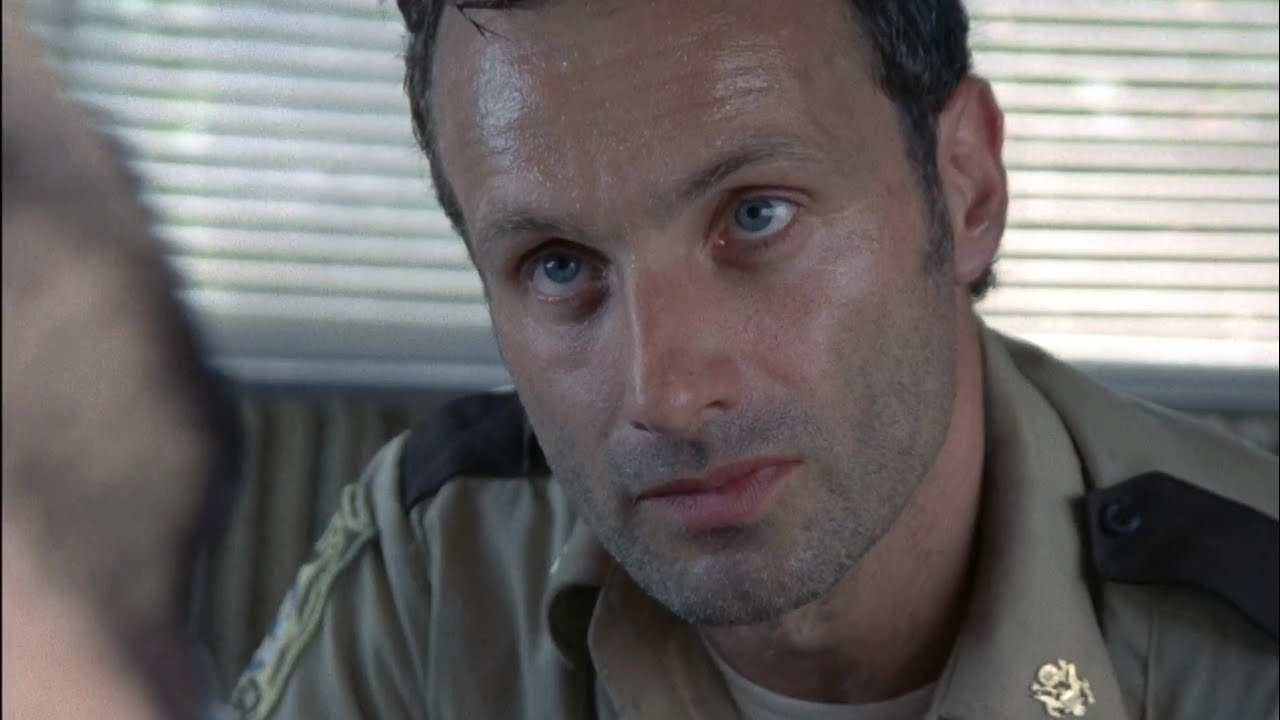 TWD S1E5 - Jim Asks Rick To Leave Him Here - YouTube