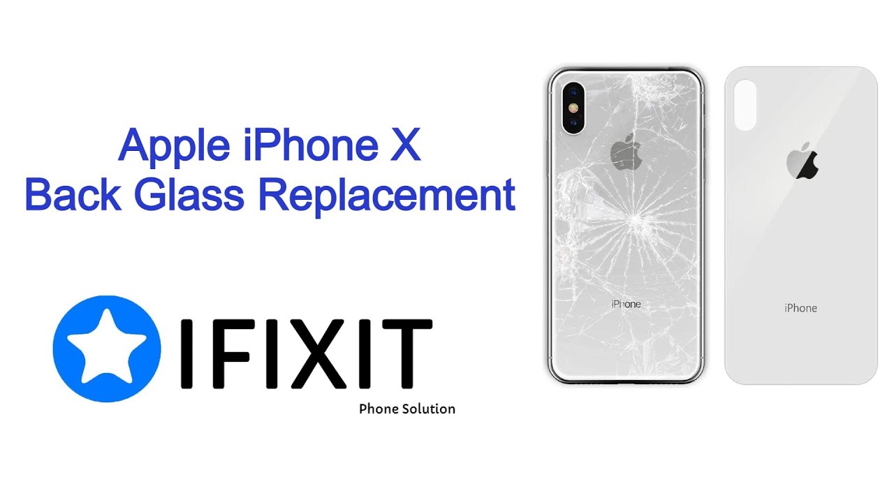 iPhone X Back Glass Repair With Laser Machine - YouTube