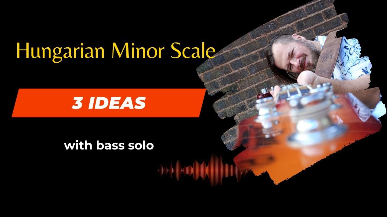 Groove Challenge 01 - Jamming in Hungarian Minor Scale - YouTube