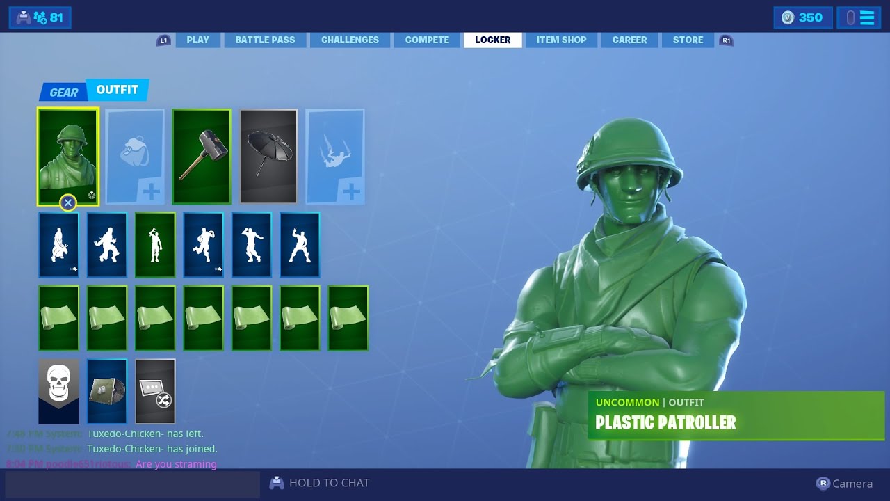 The New PLASTIC PATROLLER Skin Gameplay on Fortnite|Add Me and Join us ...