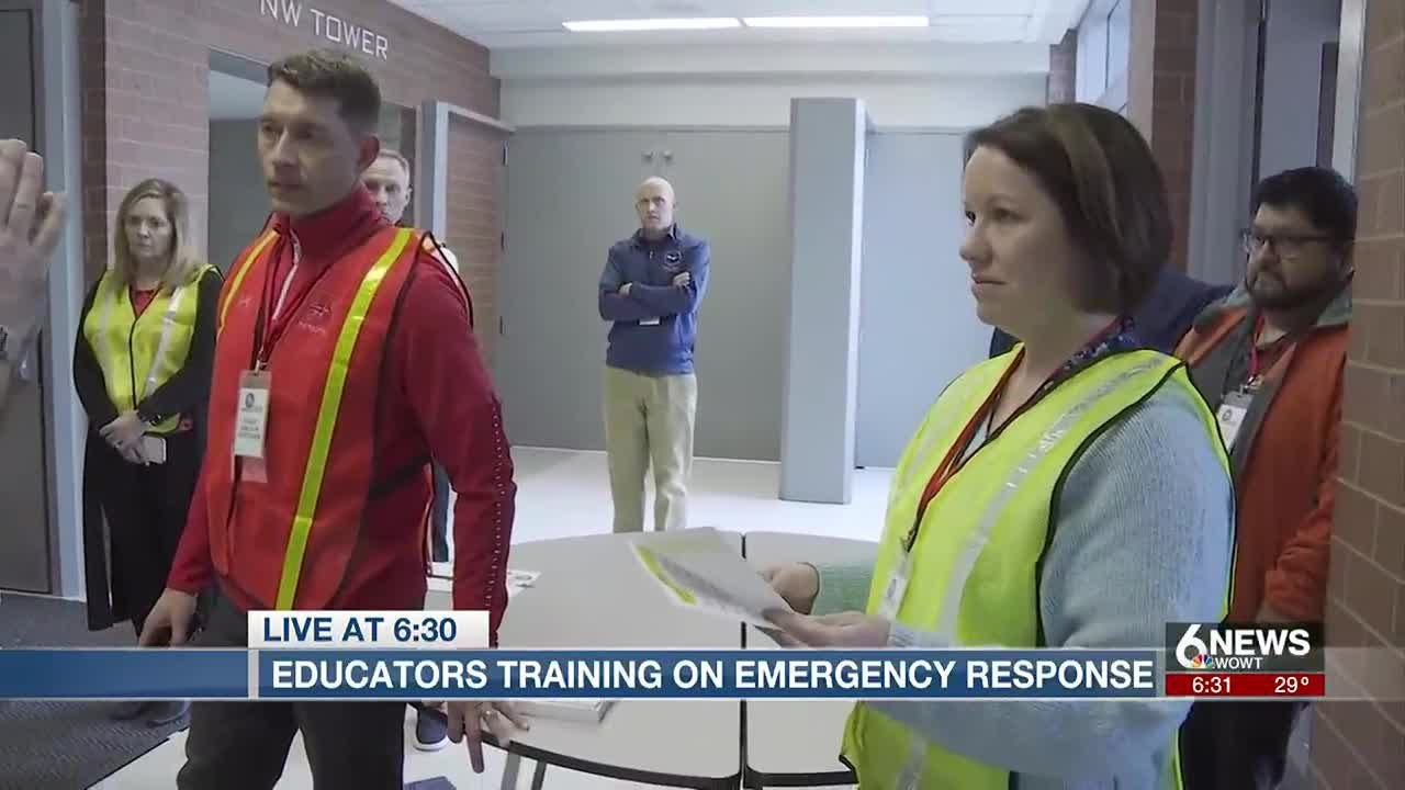 Metro educators train on emergency reunification - YouTube