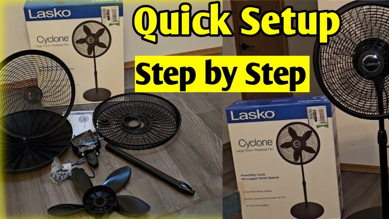 How to Assemble a Lasko Fan: Quick Step-by-Step Setup Guide - YouTube