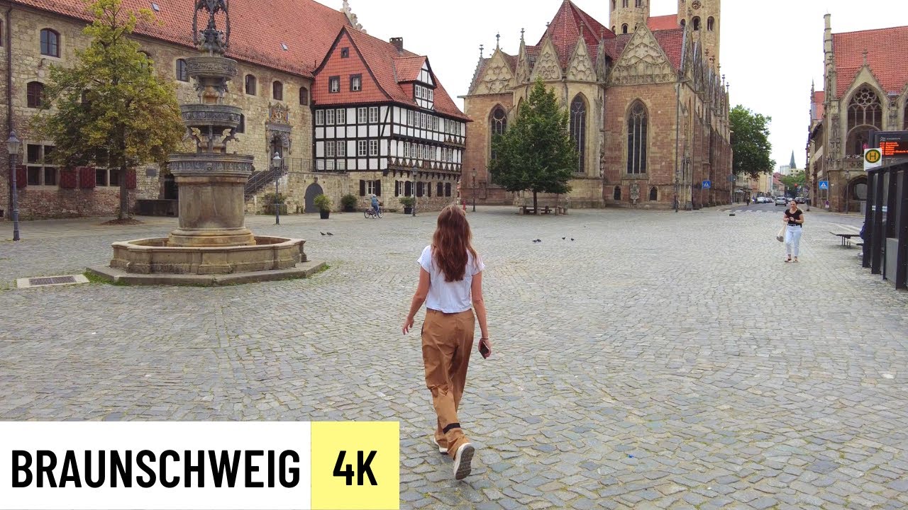 Walk Braunschweig | Brunswick, Germany 4K - YouTube
