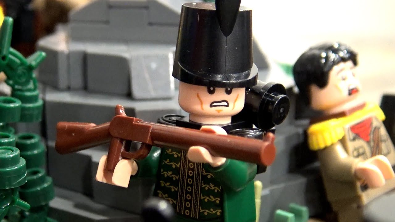 Napoleonic Battle of the River Coa 1810 in LEGO - YouTube