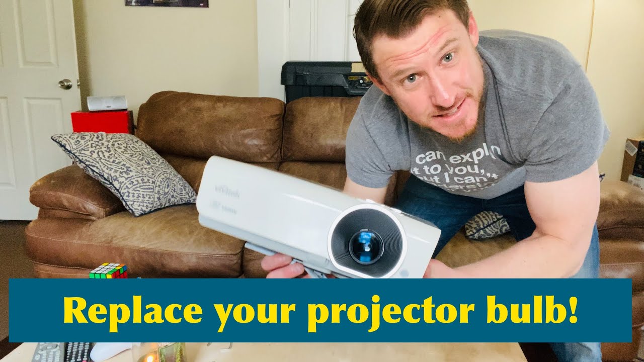 How to replace a projector lamp - YouTube