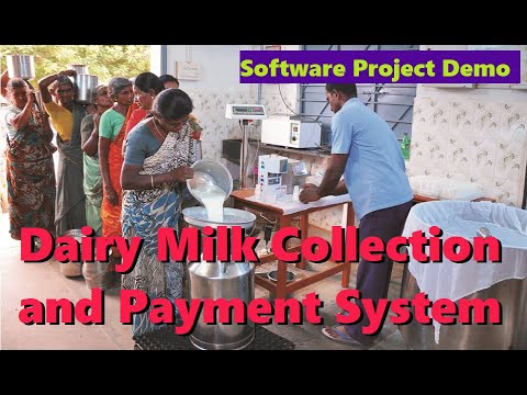 Milk Dairy Milk Collection System | Mini Major Final Year Visual Basic ...