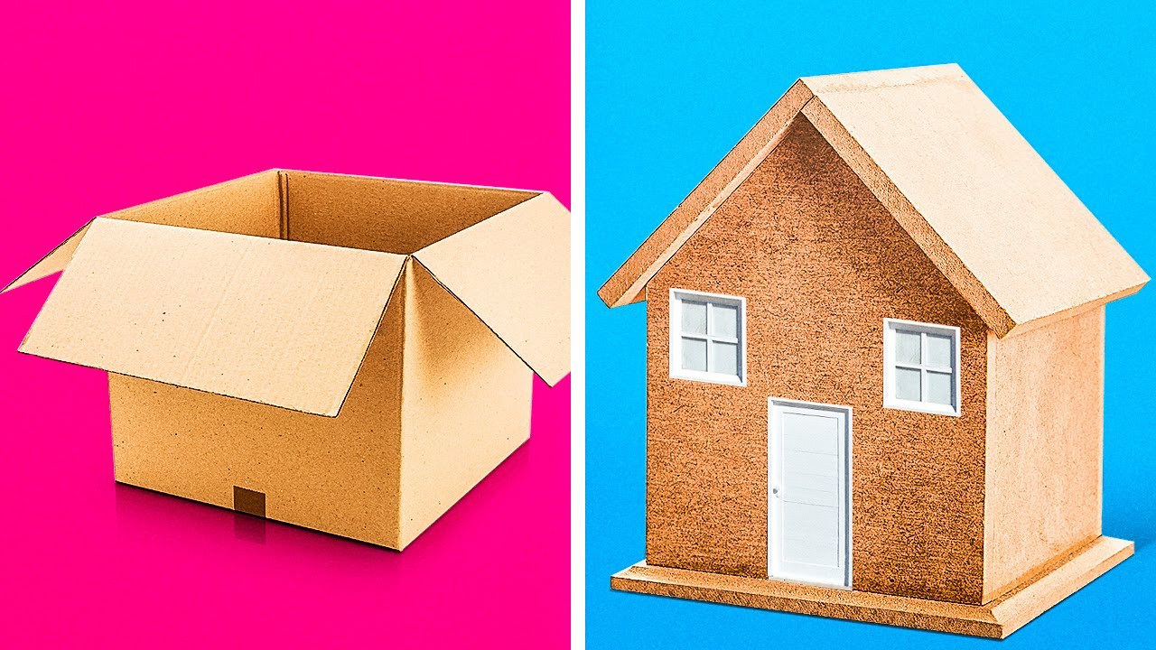 27 FUNNY CARDBOARD CRAFTS THAT WILL MAKE YOU SMILE - YouTube