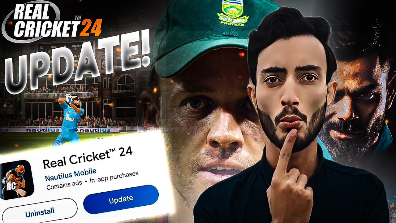 What 😲 Real Cricket 24 New Update on Playstore!Rc24 New Update Hidden ...
