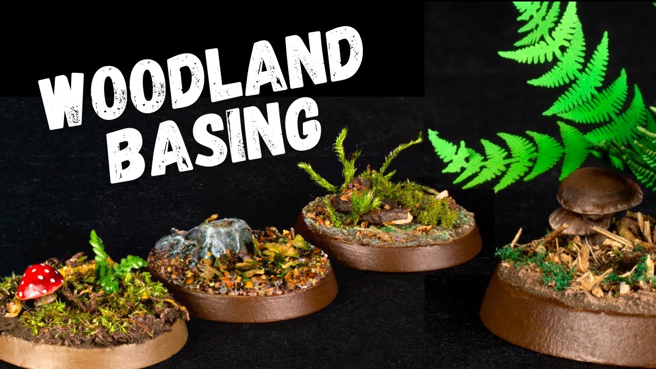 Crafting Stunning Realistic Forest Bases for Your Miniatures! - YouTube