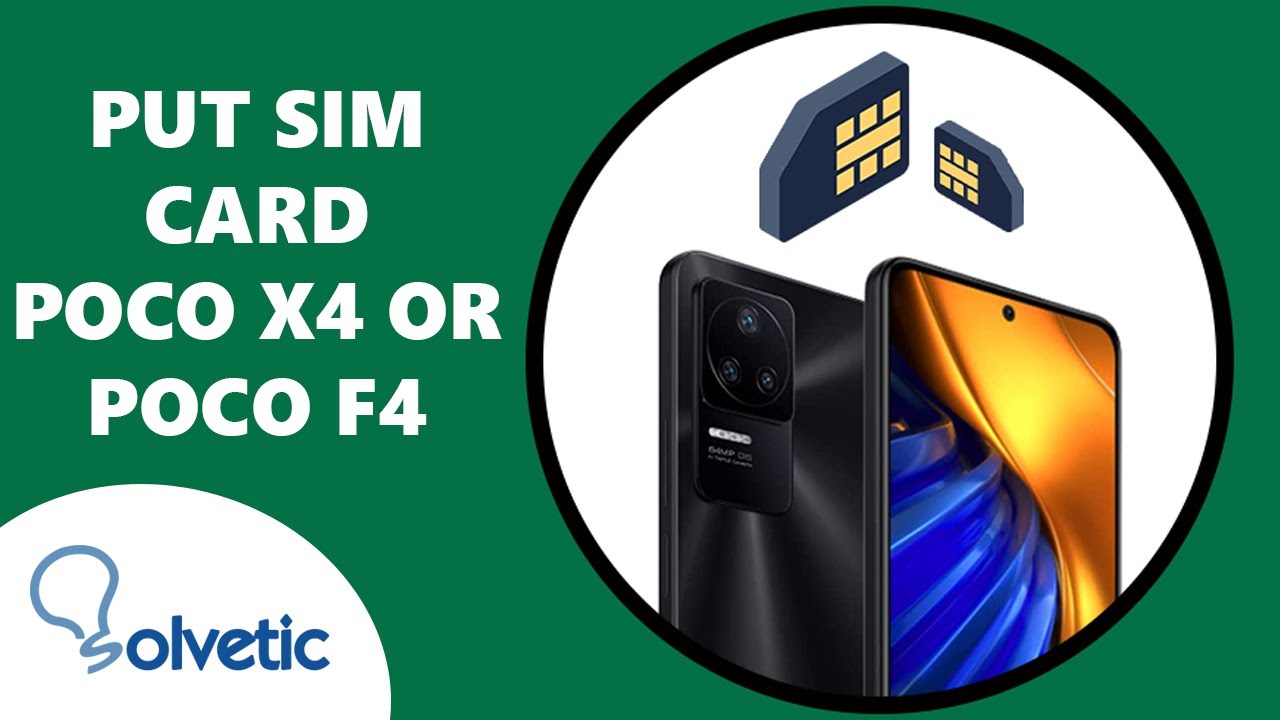 📲 How to PUT SIM card Xiaomi Poco X4 and Poco F4 ️ How to Use Poco ...