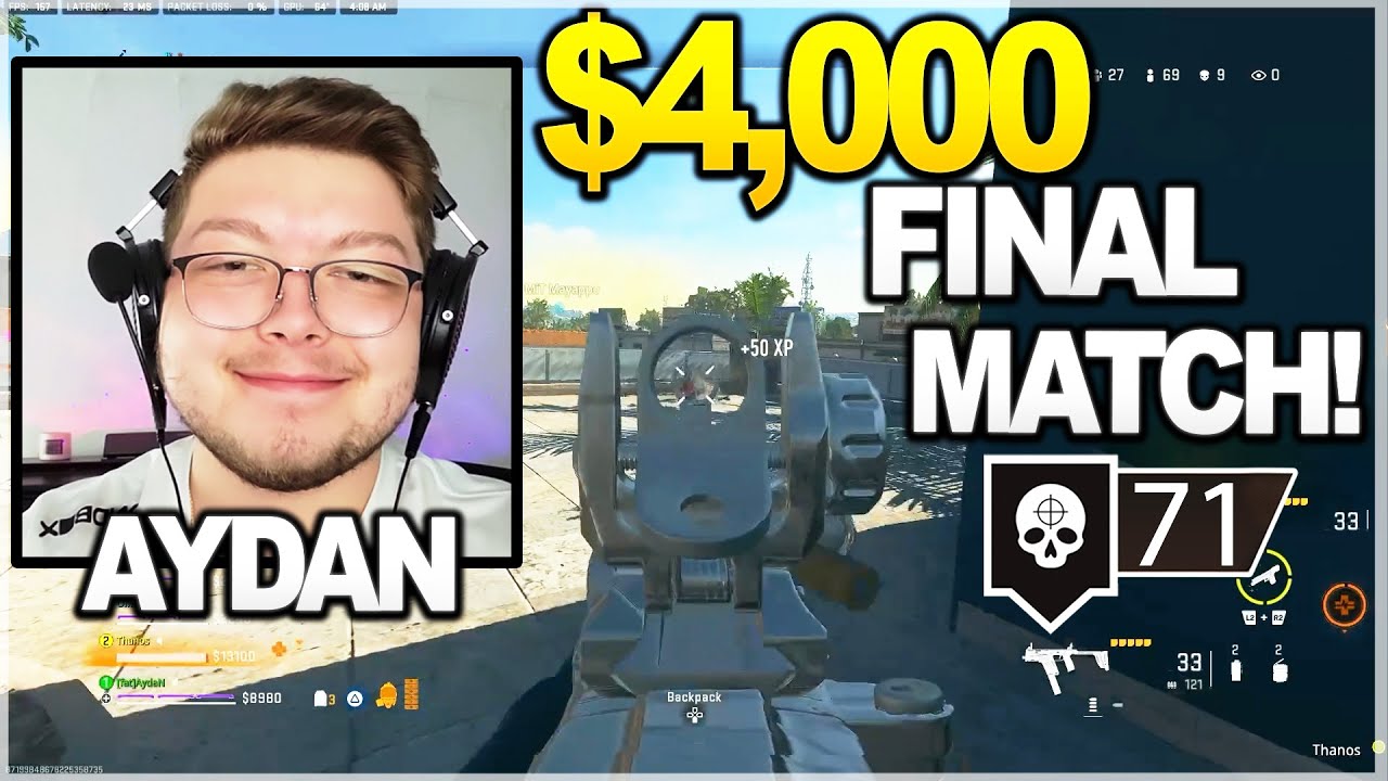 Aydan VS Lenun Drops 71 Kills in $4,000 2V2 Tourney Final Match ...