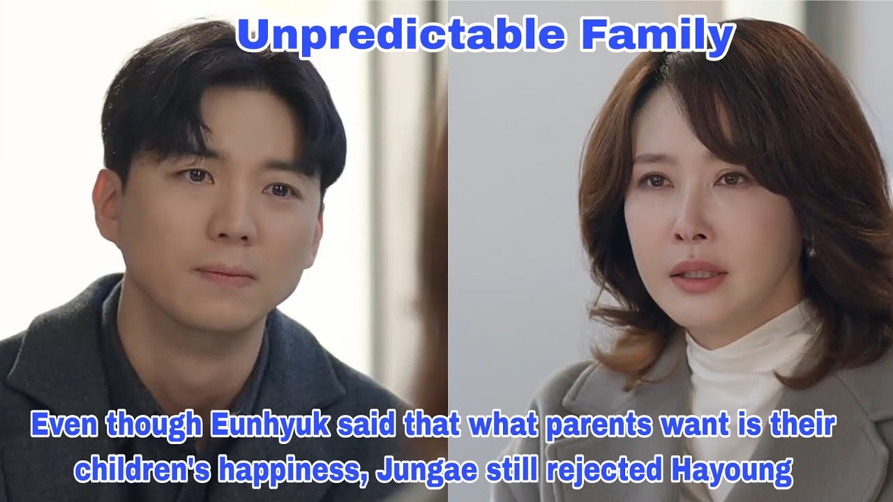 Eunhyuk said that what parents want is their children's happiness ...