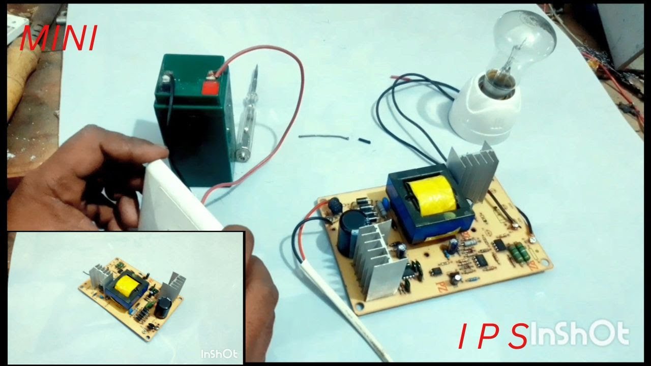 How to make mini IPS// how to make dc ip//How work a simple ip//How to ...