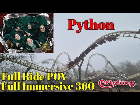 Efteling - Python - Full Ride - 360VR - YouTube