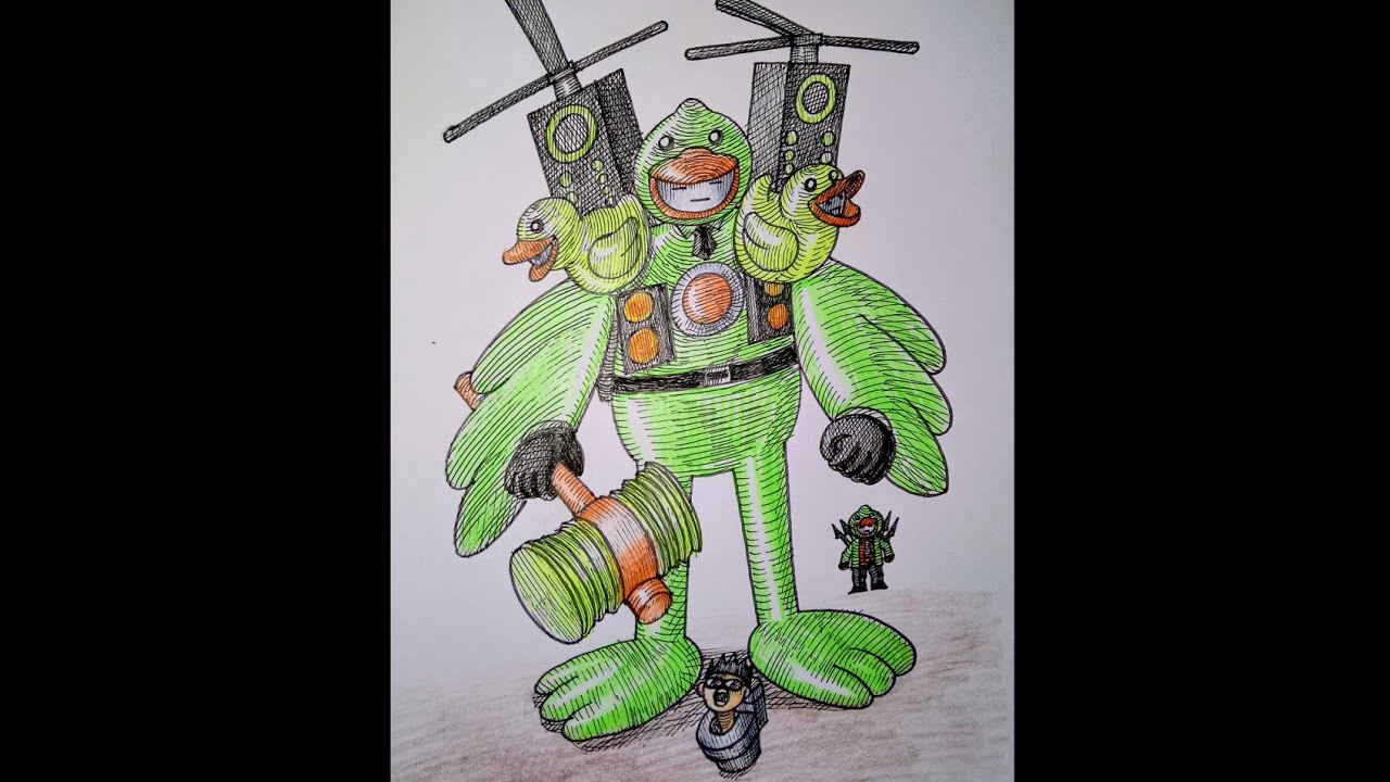 Titan duck man ไอเดียจากผู้ชม วาดง่ายๆ - YouTube