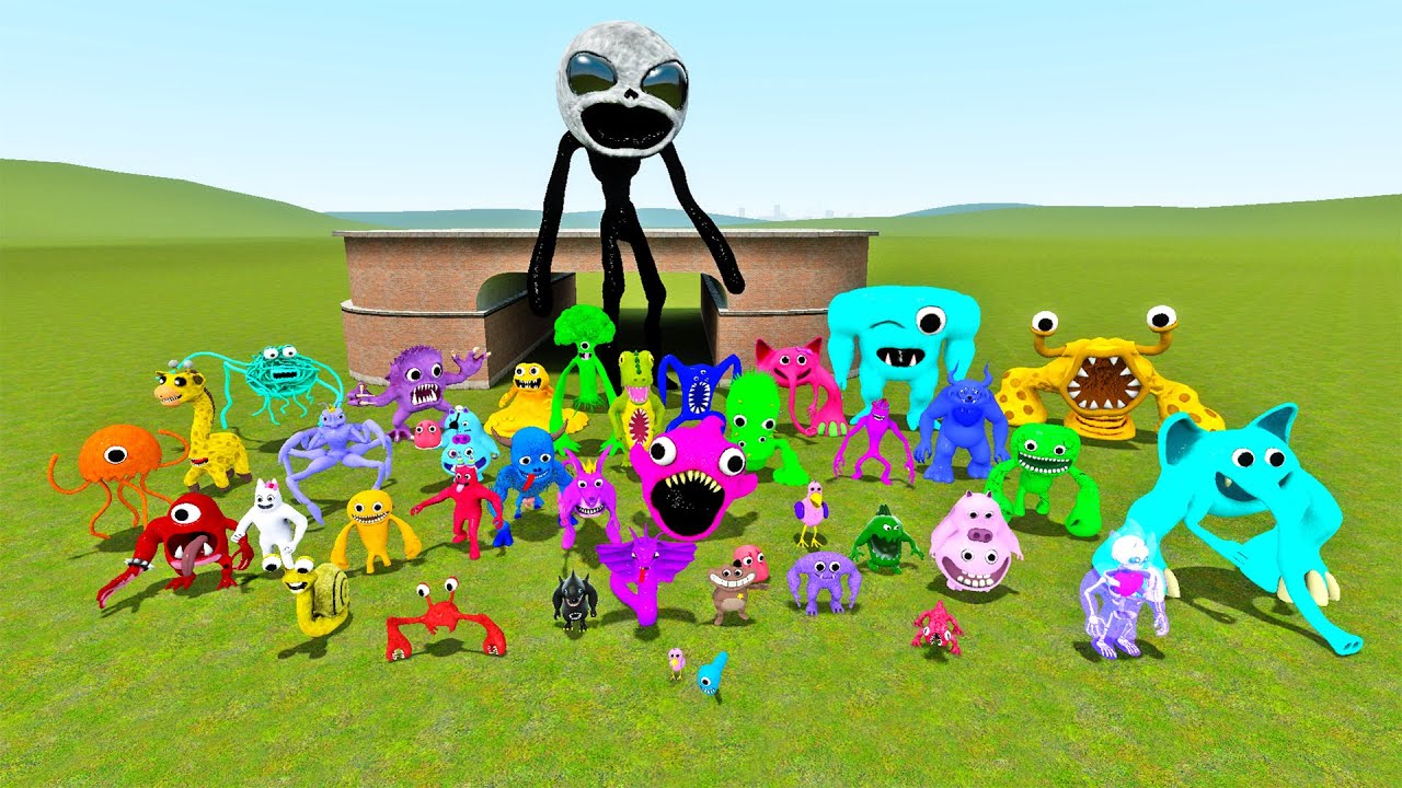 Monsters GARTEN OF BANBAN are chasing me in Garry's mod #gmod # ...