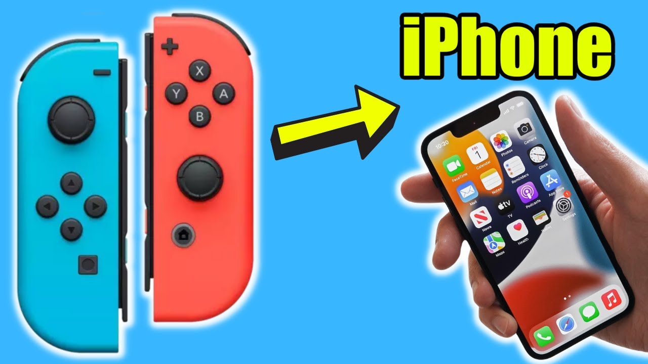 👉CÓMO CONECTAR JOYCON a un iPhone 👉Juega con tus JOY CONS en el iPHONE ...