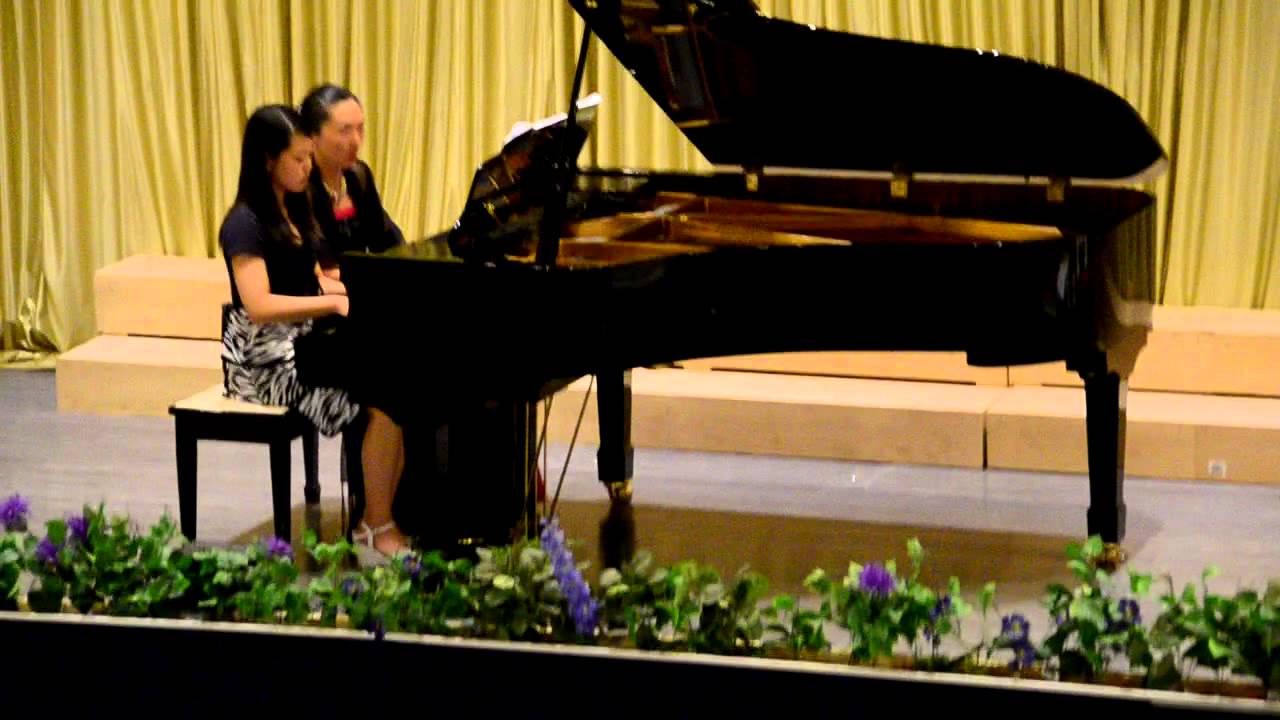 Jiaying Li & Teacher Eleanor Hu in Duet playing - YouTube