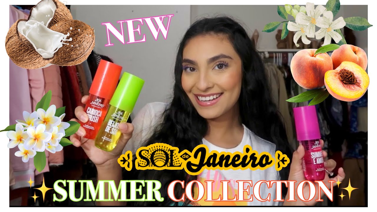NEW SOL DE JANEIRO PERFUME MISTS ♡ summer collection - YouTube