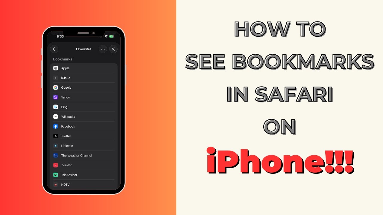 iOS 26: How to See Bookmarks in Safari on iPhone or iPad - YouTube