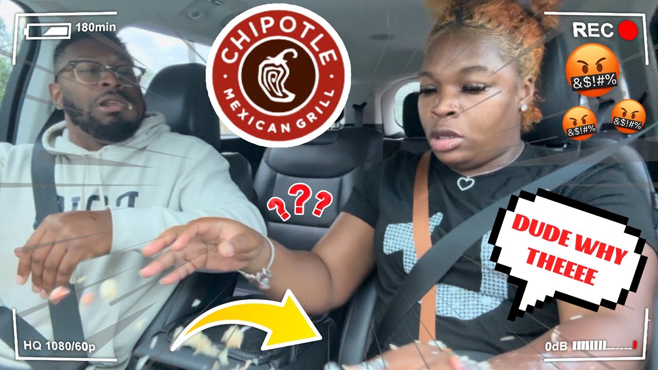 SMACKING MY ANGRY FIANCÉ CHIPOTLE OUT OF HER HAND WHILE SHE’S EATING TO ...