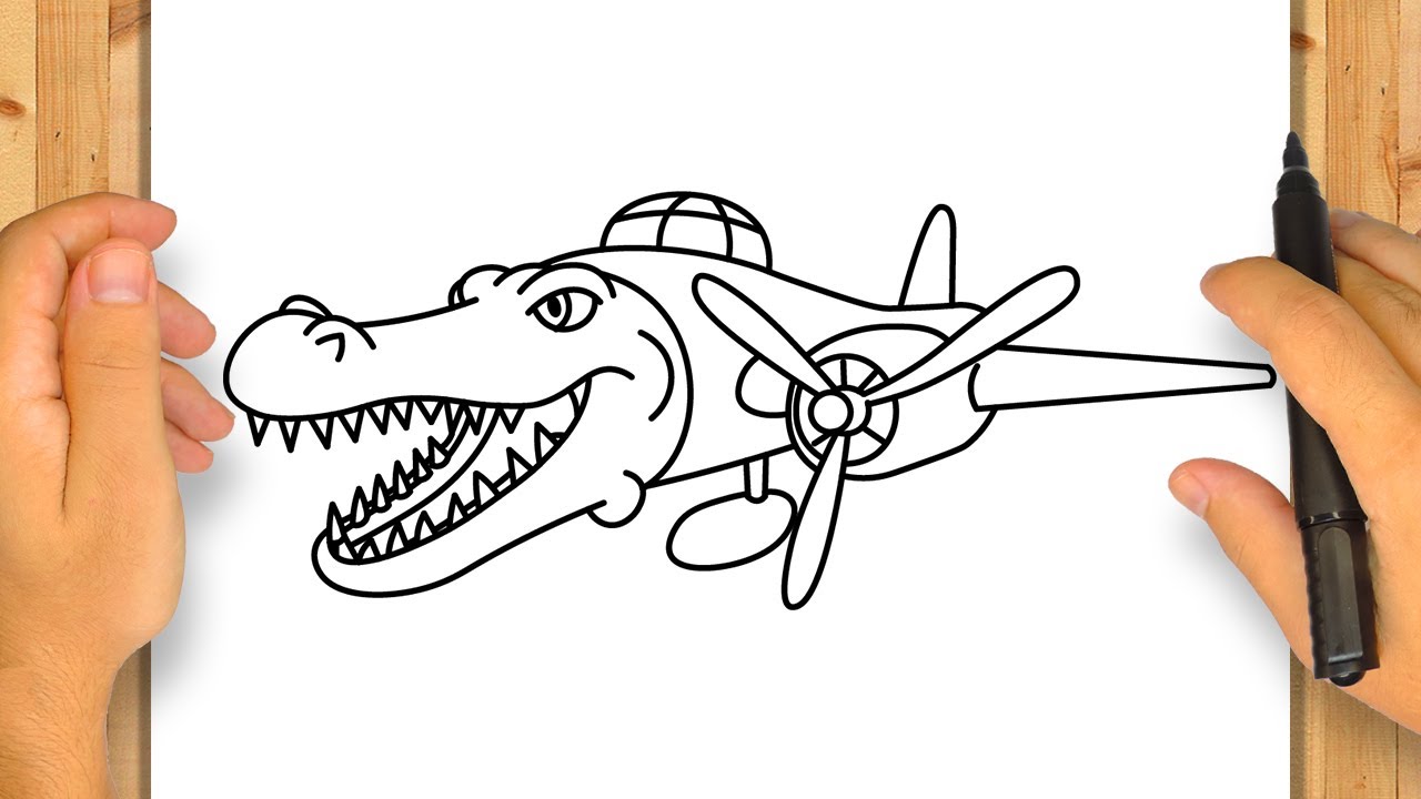 Como Desenhar o Bombardino Crocodilo | Passo a Passo Simples e Fácil ...