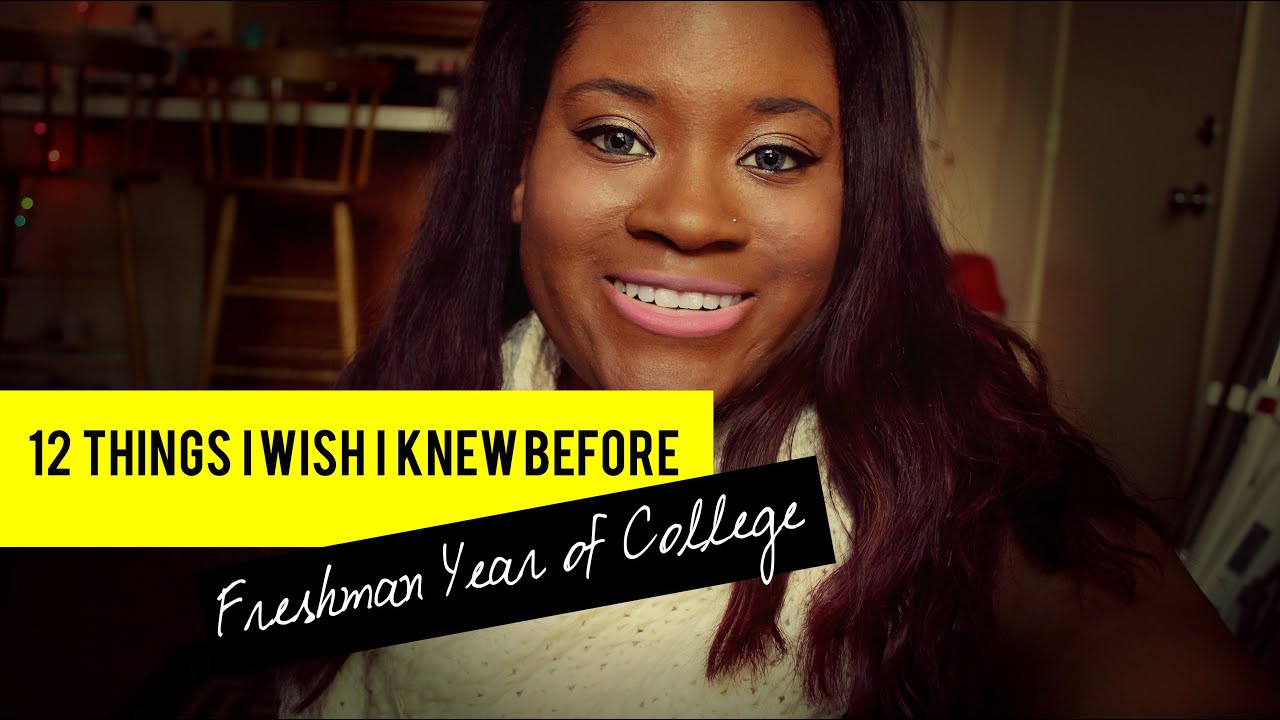 12 Things I Wish I Knew Before College ♥ - YouTube