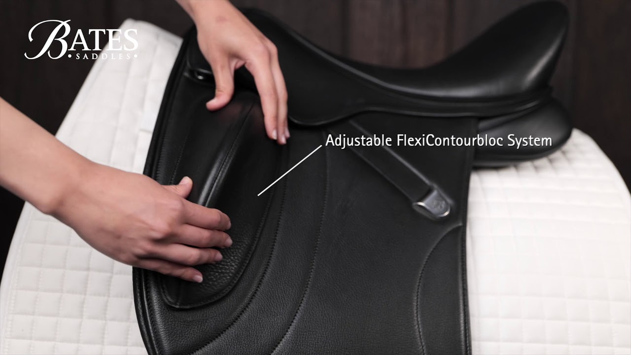 Bates Innova Mono+ dressage saddle - YouTube