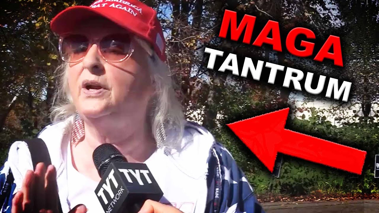 Trump Supporter STORMS OFF Mid-Interview - YouTube