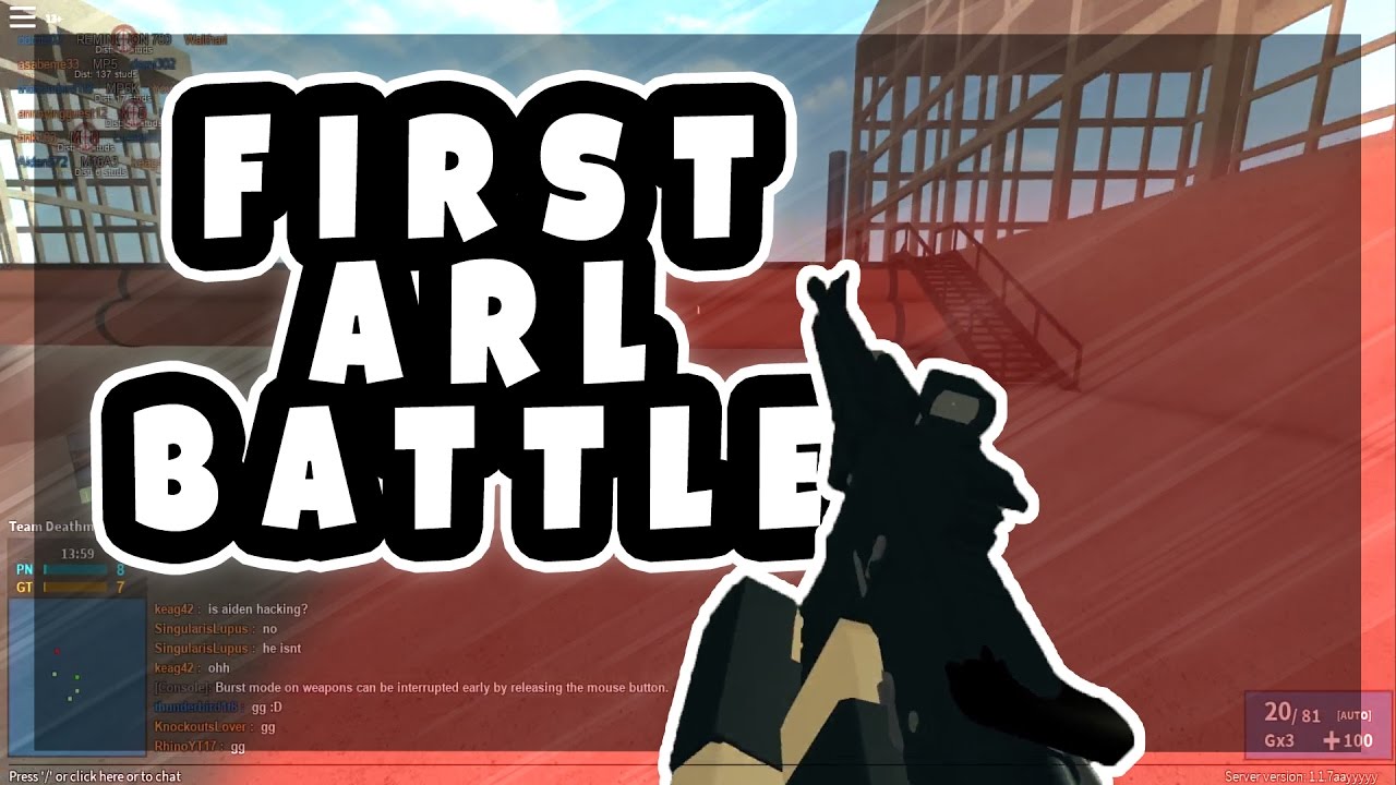 FIRST ARL SQUAD BATTLE!! | ROBLOX Phantom Forces - YouTube