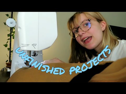 Finishing my Unfinished Sewing Projects - YouTube