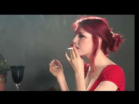 RED HAIRD GIRL SMOKING - YouTube