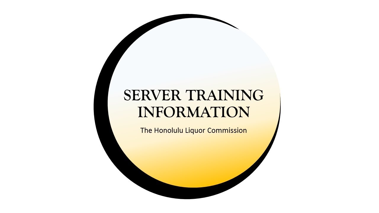 Training Module 3 Server Training Information - YouTube