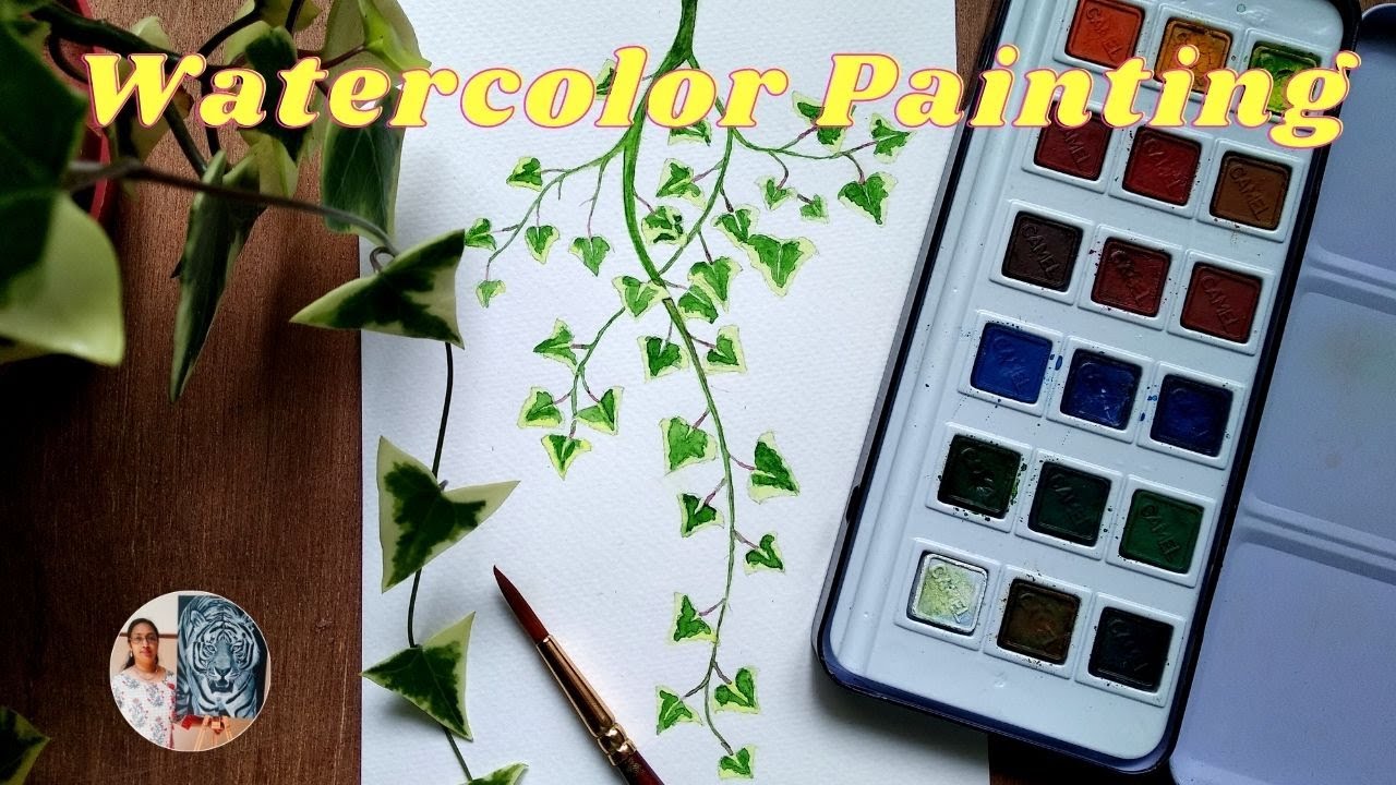 WATERCOLOR PAINTING | HOW TO PAINT Ivy plant | Easy Painting FOR ...